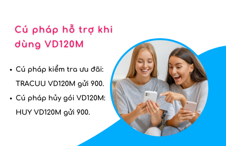 Gói VD120M VinaPhone 120K Free TikTok, Youtube, FB, 30GB